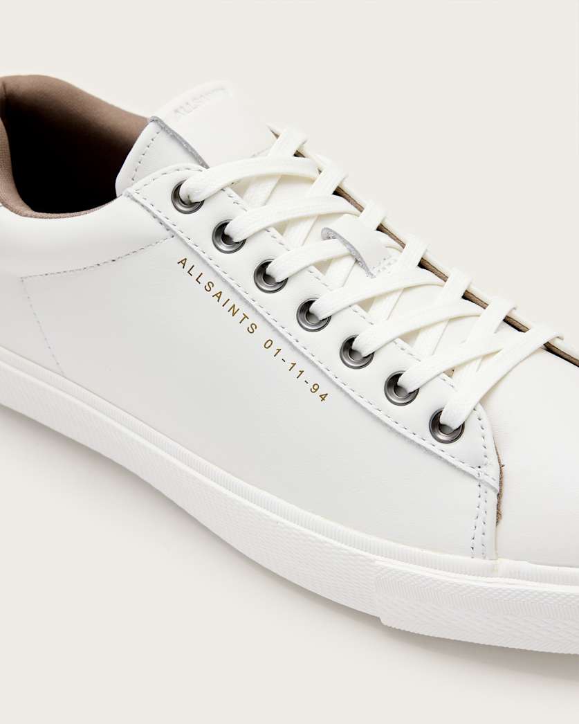 Brody Leather Low Top Trainers White | ALLSAINTS